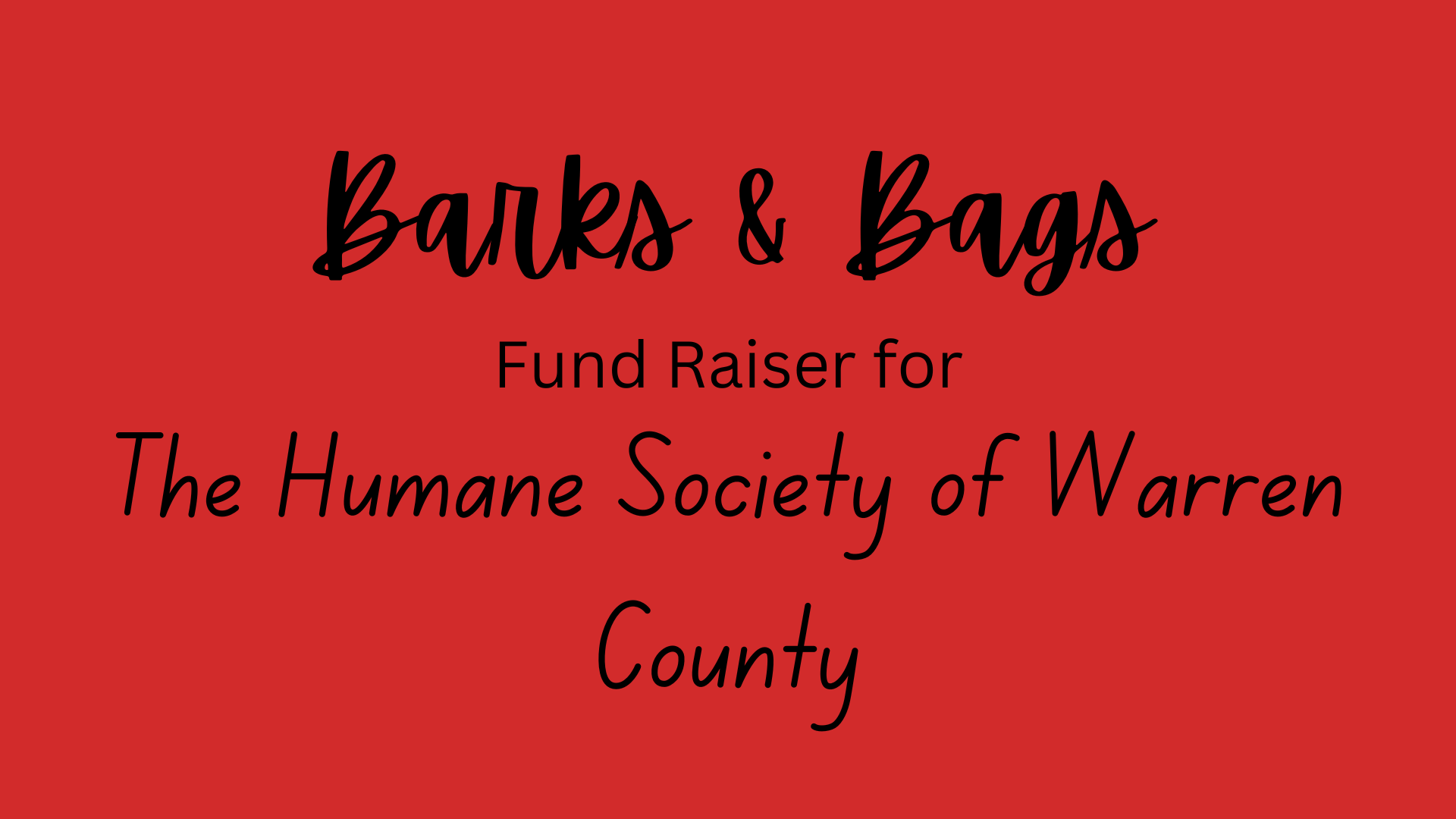 Barks & Bags Extravaganza